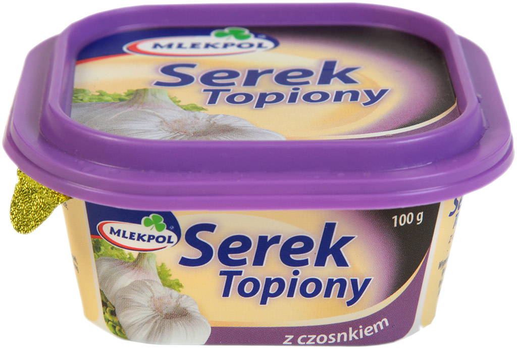 Serek Topiony Garlic 100 gr - Eurocheese