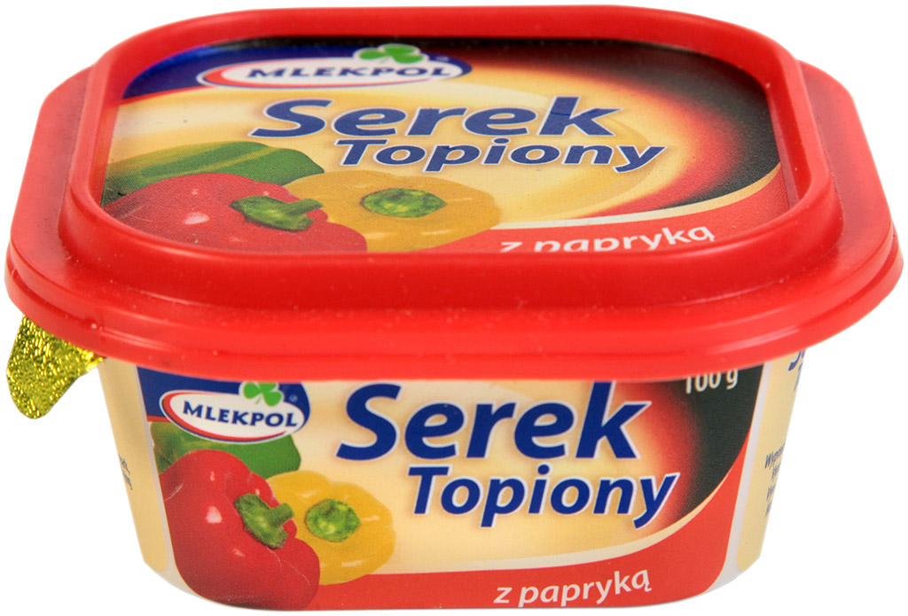 Serek Topiony Paprika 100 gr - Eurocheese