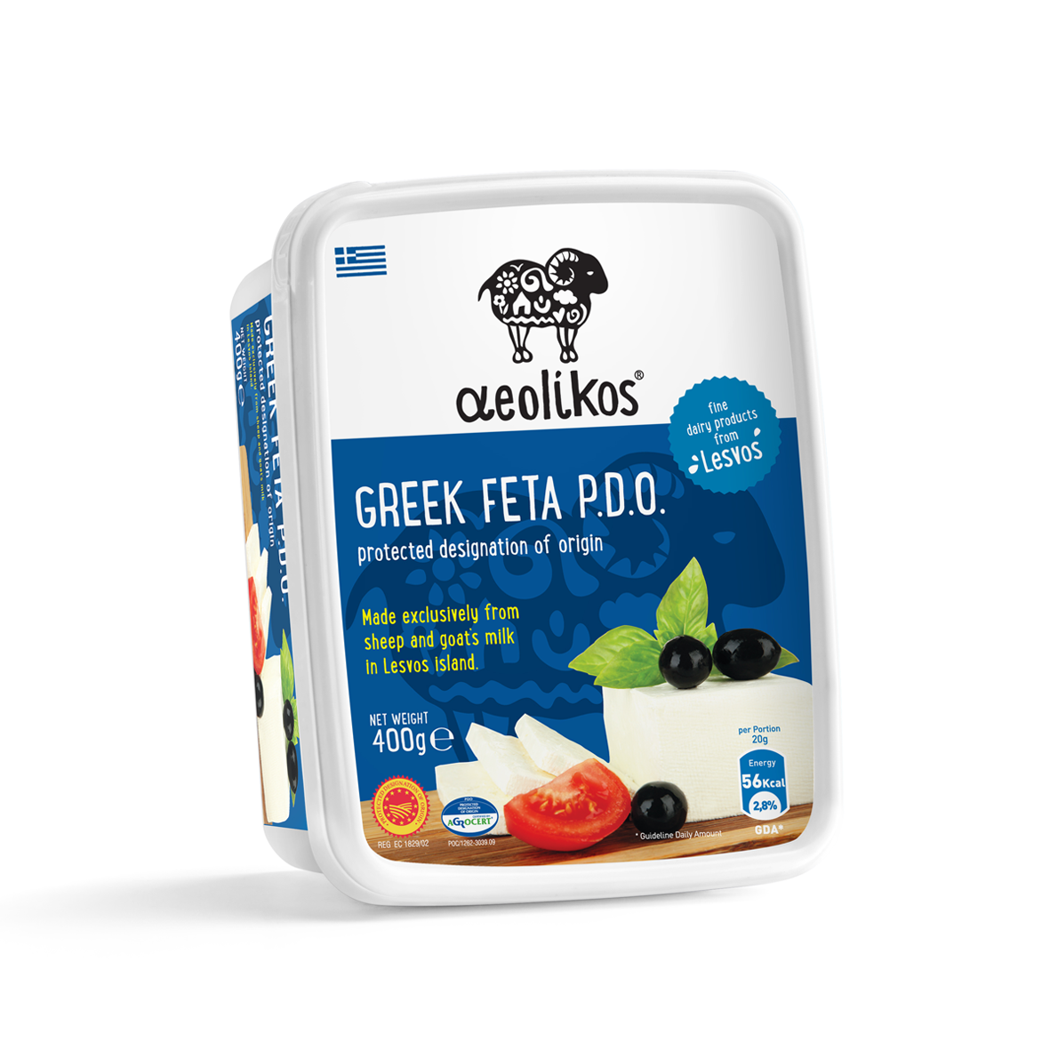 Greek Feta goats & sheep 400 gr - Eurocheese